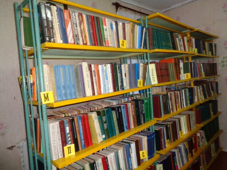Kütüphaneler Барановская сельская библиотека, Kostromskaya oblastı, foto