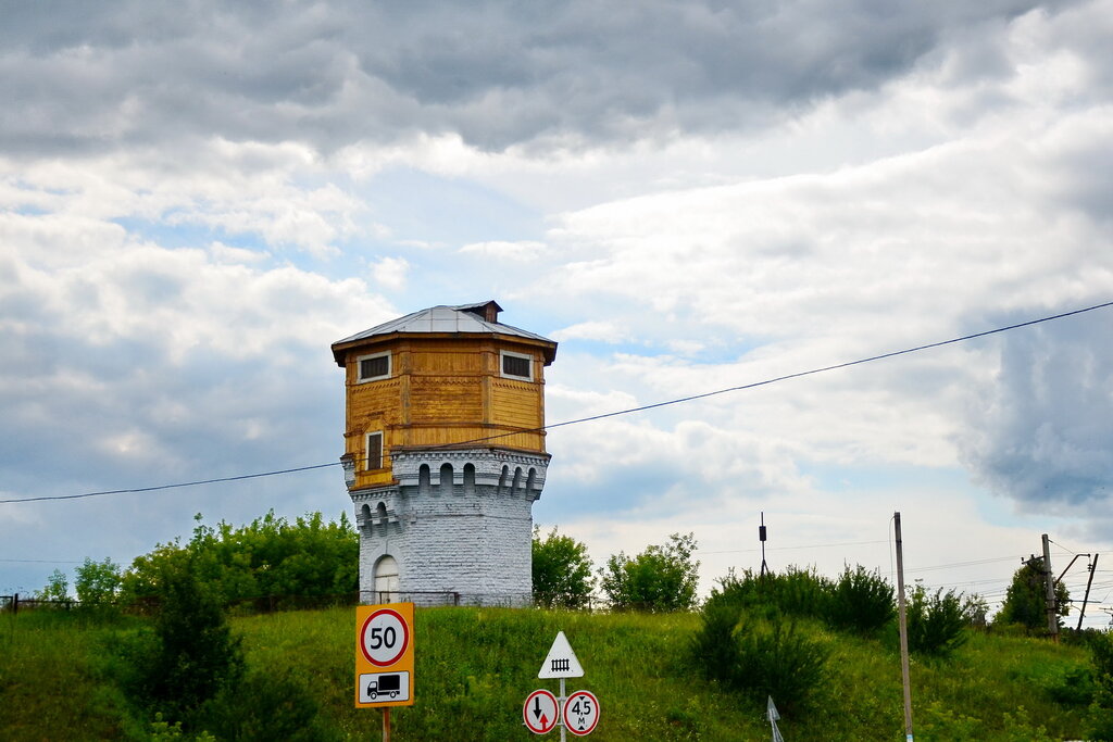 Mühendislik altyapısı Водонапорная башня, Başkurdistan, foto