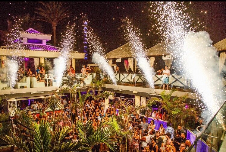 Restoran Papagayo Beach Club, Playa de las Americas, foto