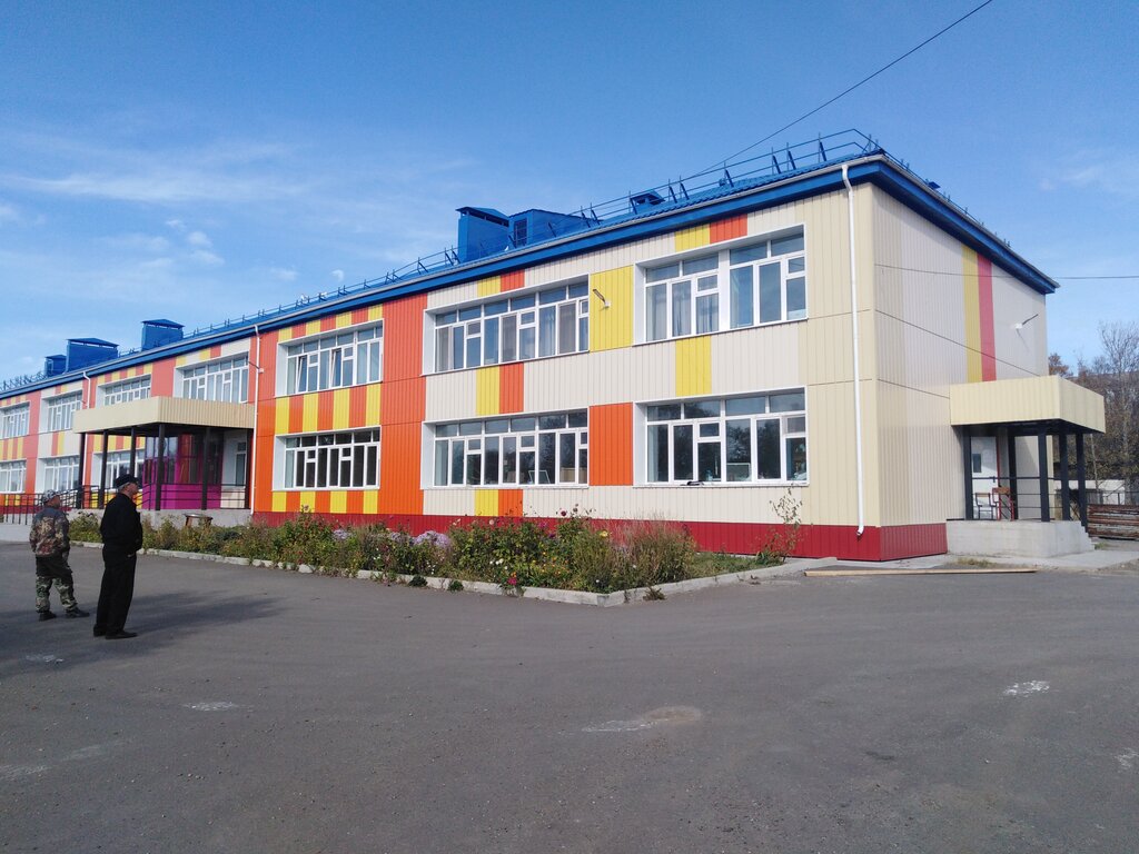 Ortaokul Школа села Поречье, Sahalin Bölgesi, foto