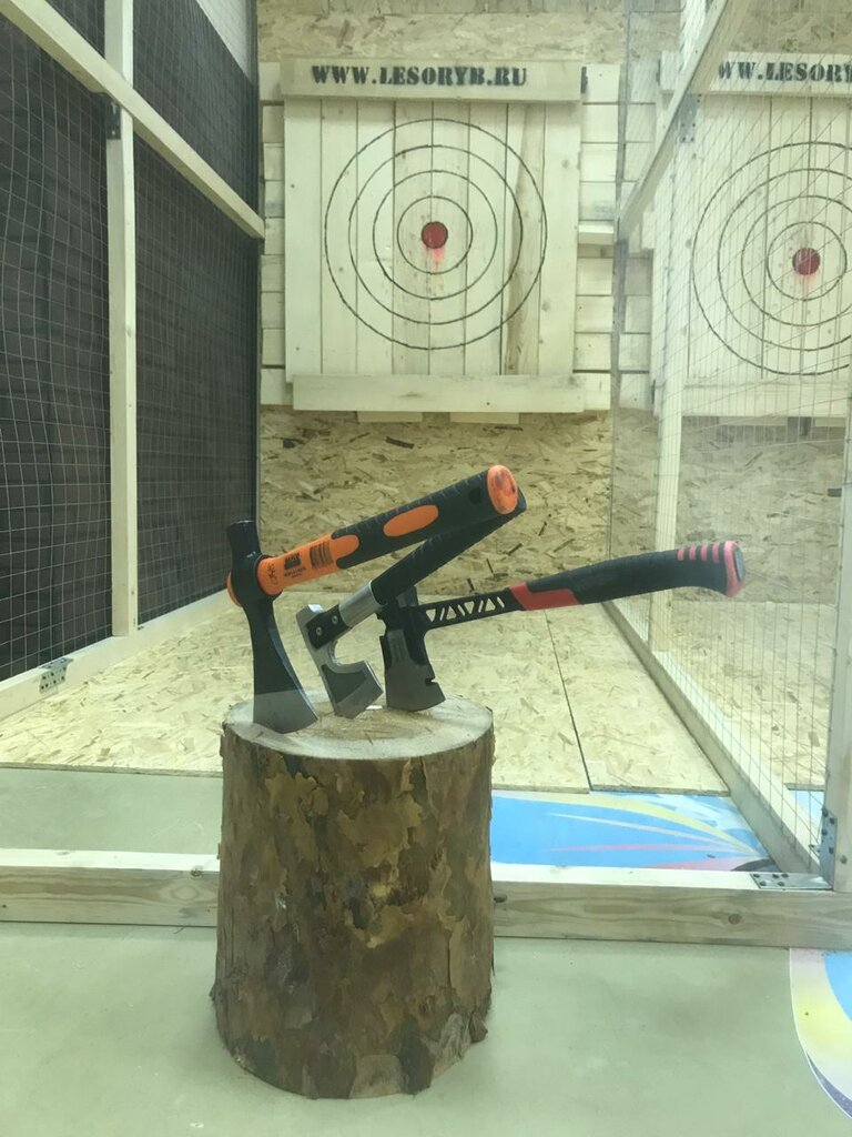 Hobi kulüpleri Lesoryb axe throwing, Moskova, foto