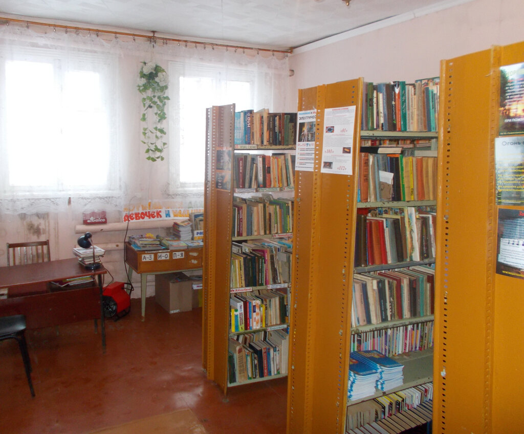 Kütüphaneler Гарская сельская библиотека, Yaroslavskaya oblastı, foto