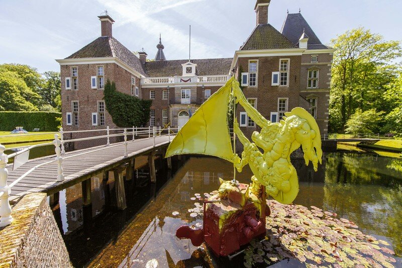Müzeler ve sanat galerileri Museum de Fundatie/Kasteel Het Nijenhuis, Overijssel, foto