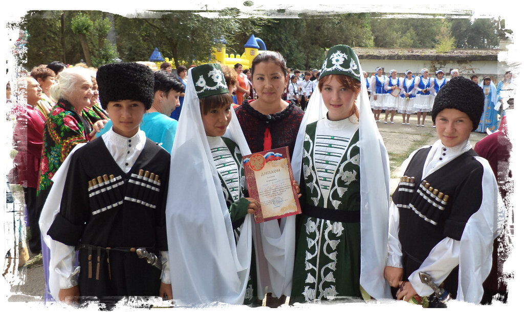 Kültür ocakları Дом культуры а. Абрам-Тюбе, Stavropolski krayı, foto