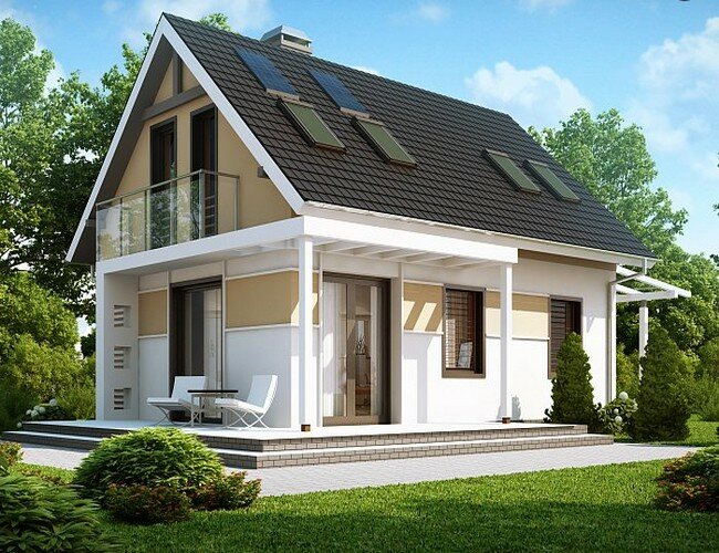 Yazlık ev inşaatı Belspecformat, Pinsk, foto