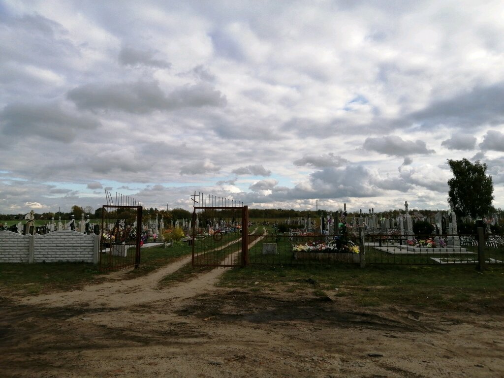 Mezarlıklar mohilki Mićki, Brest, foto
