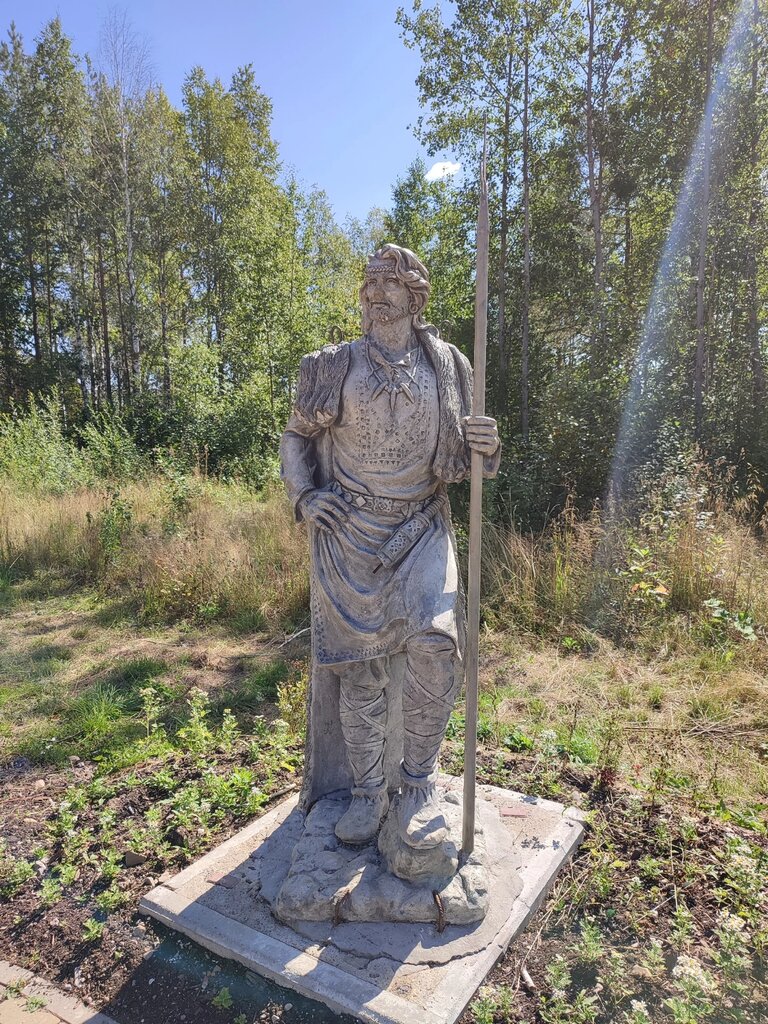 Park, sokak heykeli Тулум, Permski krayı, foto