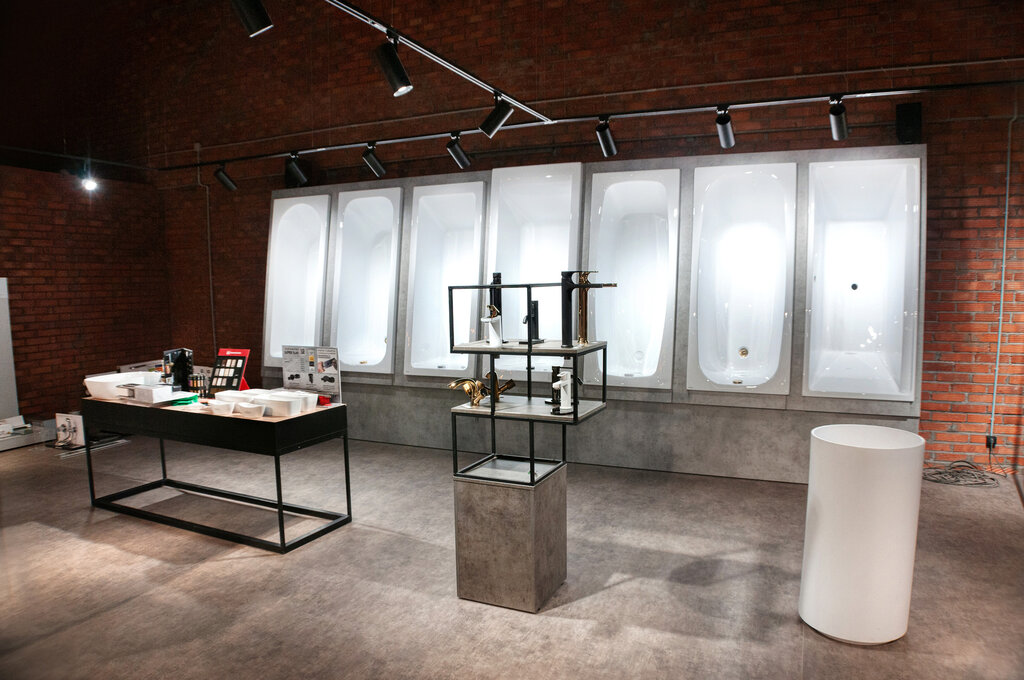 Banyo ve klozet mağazaları Santehnica, Saint‑Petersburg, foto