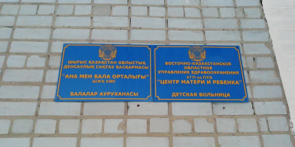 Çocuk hastaneleri Mother and Child Center, Öskemen (Ust‑Kamenogorsk), foto