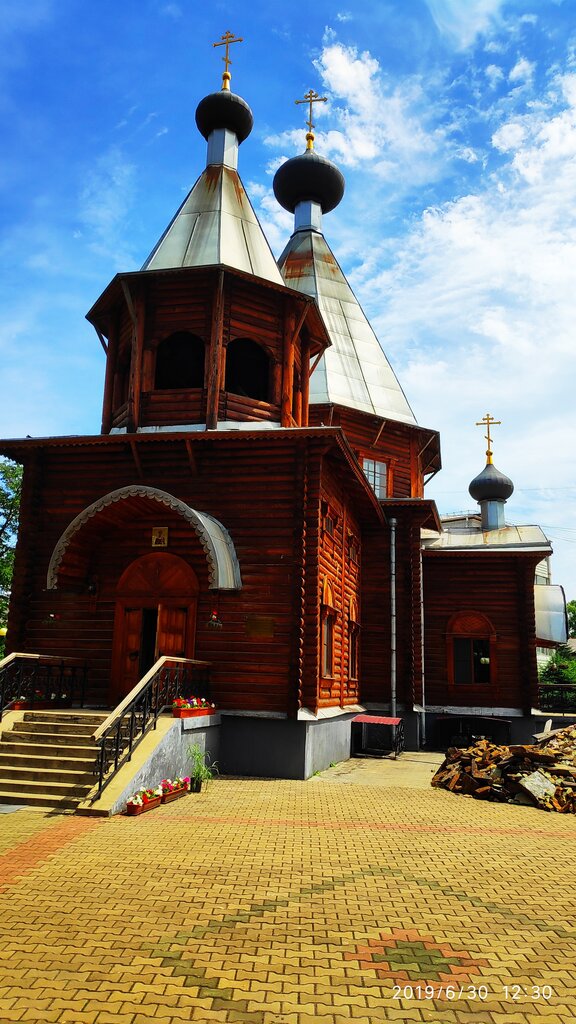 Ortodoks kiliseleri Church Nikolaya Chudotvortsa, Birobidgan, foto