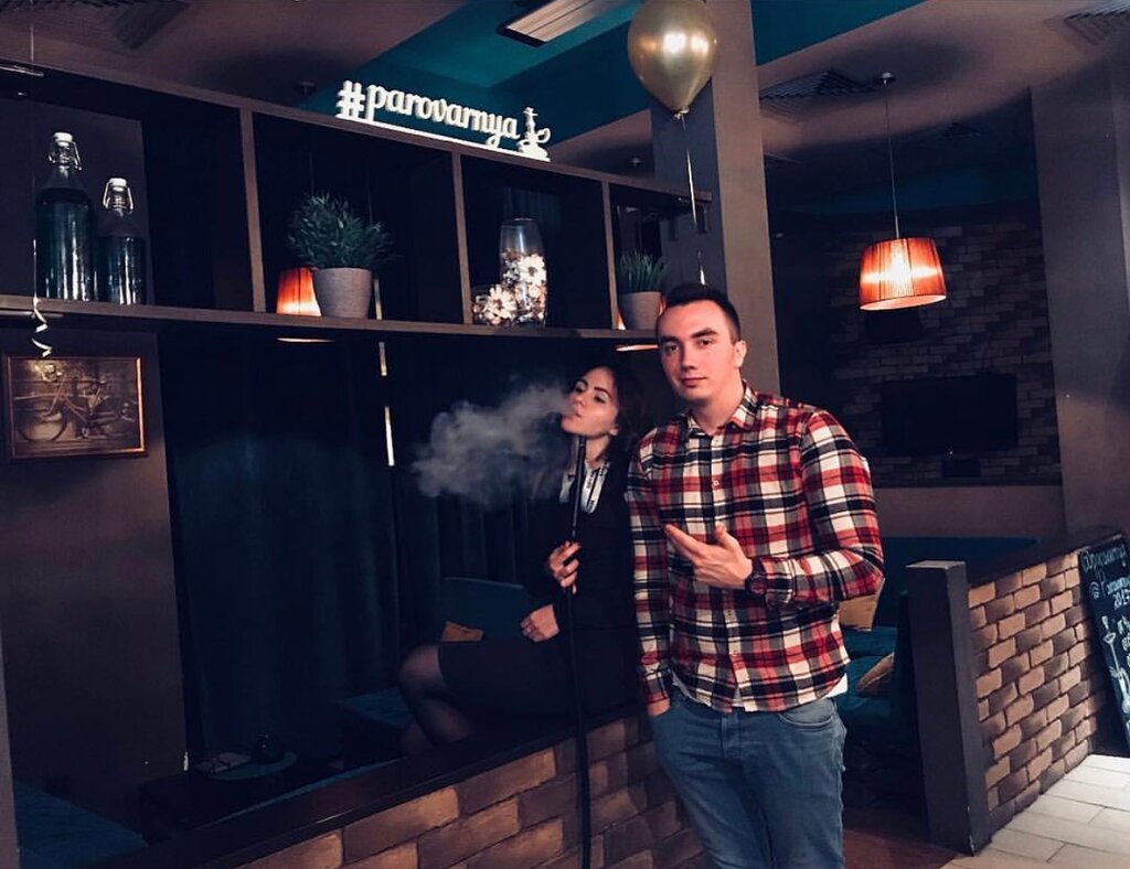 Nargile kafeler Parovarnya, Moskova, foto