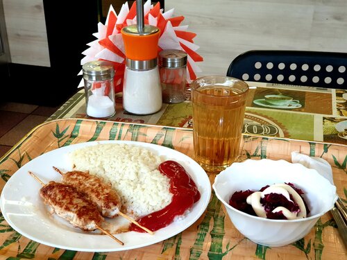 Kantin, yemekhane Fast food, Pskovskaya oblastı, foto