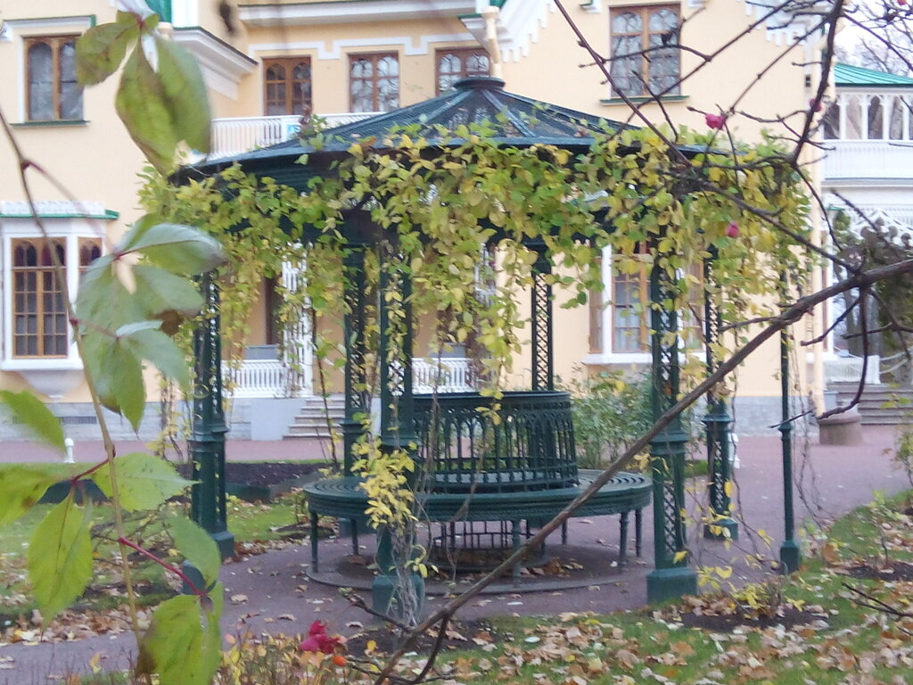 Turistik yerler Чугунная беседка, Peterhof, foto