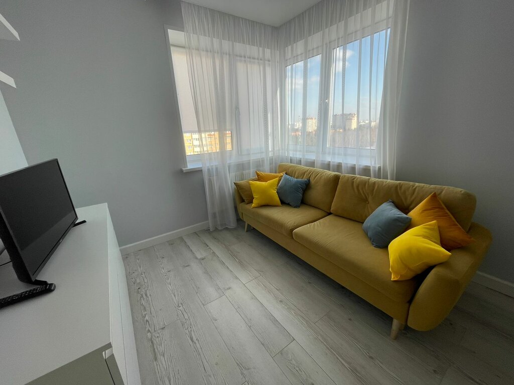 Kısa süreli konaklama Стильные двухкомнатные апартаменты в Красногорске, Krasnogorsk, foto