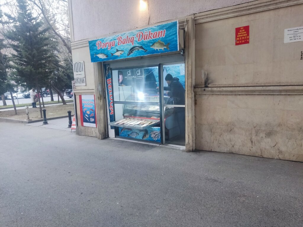 Balık ve deniz ürünleri Dərya Balıq Dükanı, Bakü, foto