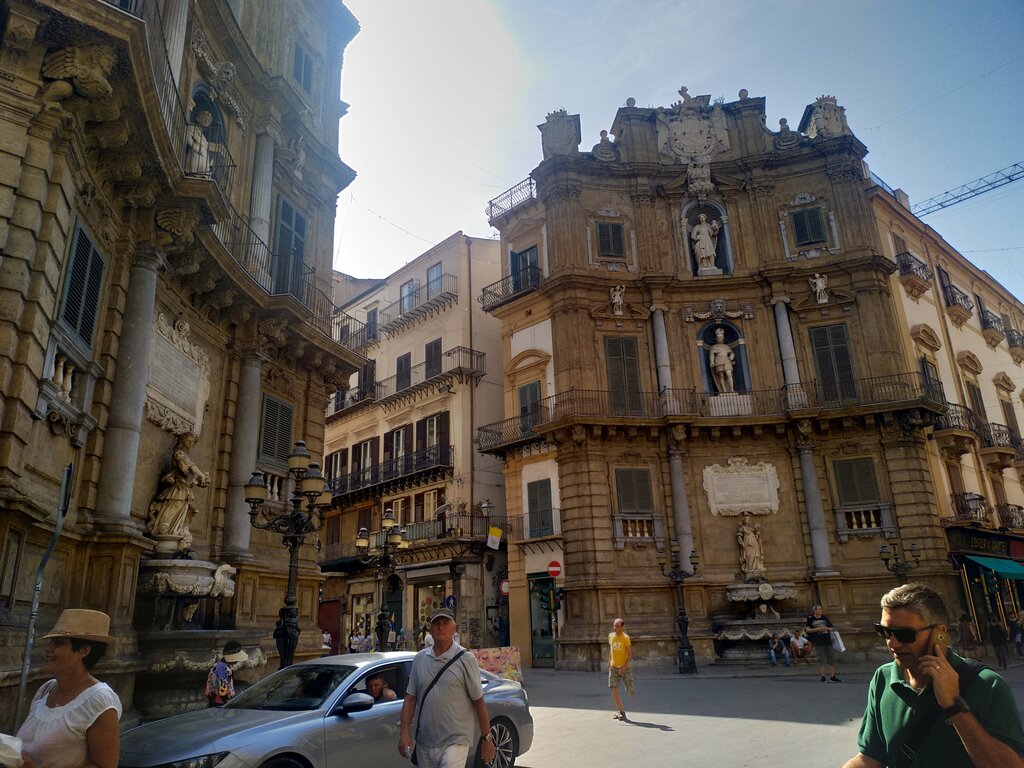 Turistik yerler Quattro Canti, Palermo, foto