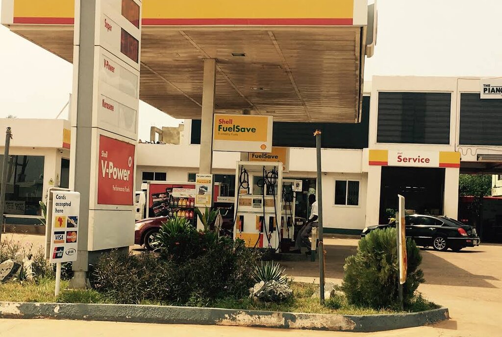 Benzin istasyonu Shell Fuel Station, Dünya, foto