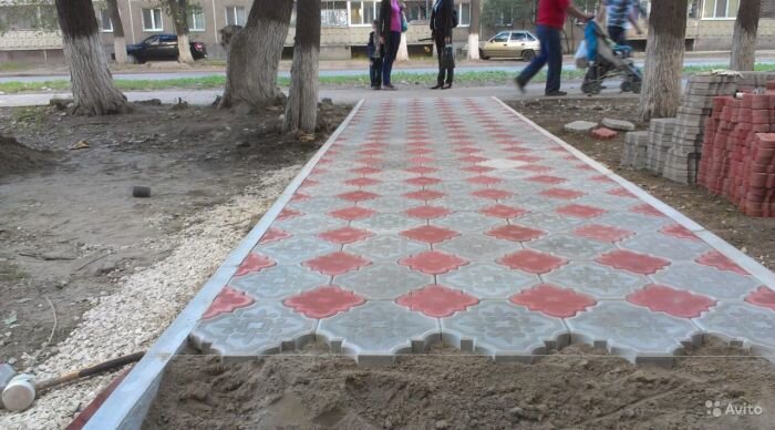 Kaldırım taşları Paving Slab House, Moskova ve Moskovskaya oblastı, foto