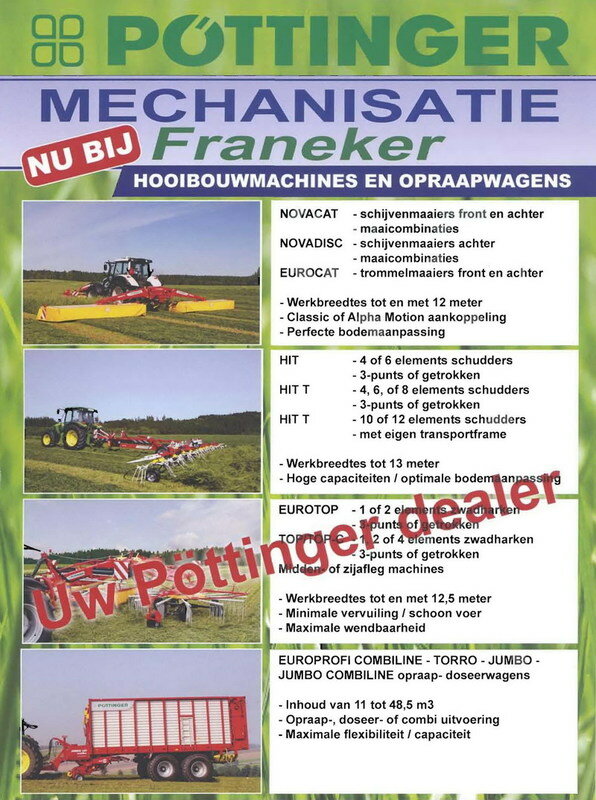 Tarım makineleri, ekipmanlar Mechanisatie Franeker, Friesland, foto