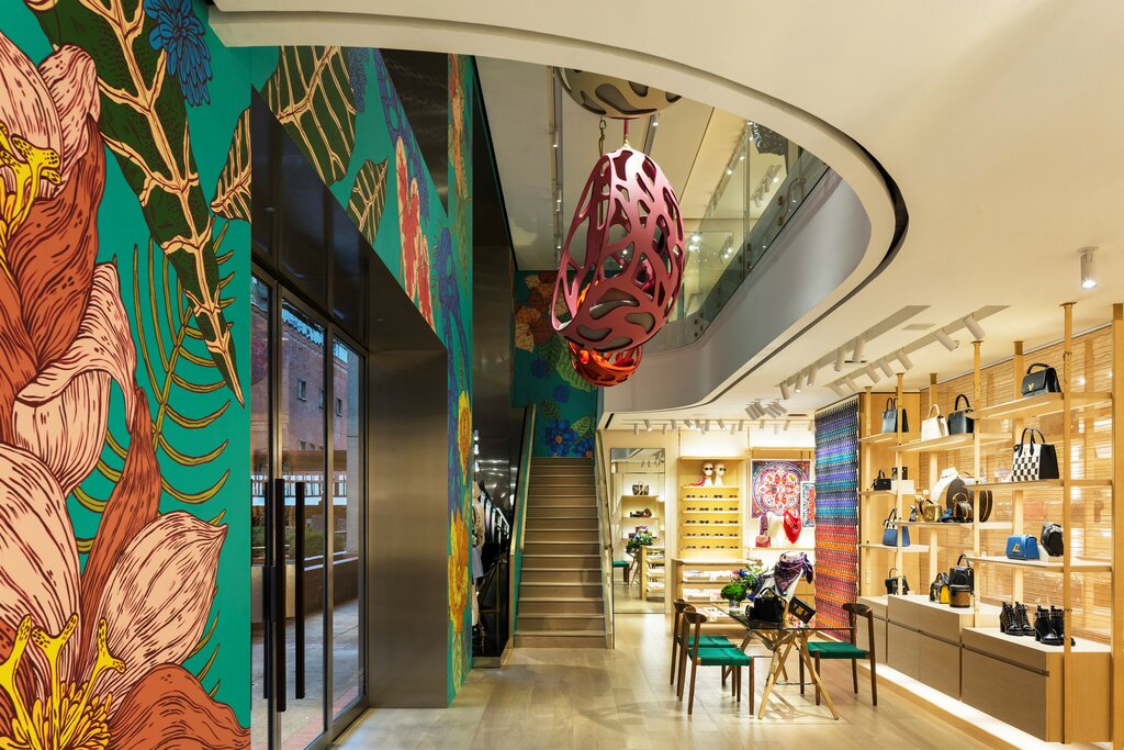 Kürk ve deri giyim mağazaları Louis Vuitton, Bogota, foto