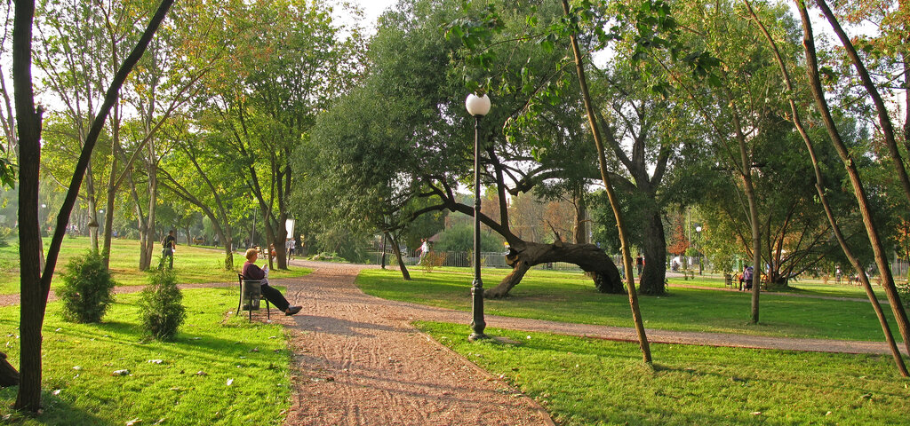 Kültür ve eğlence parkları Christer's hill, Kiev, foto