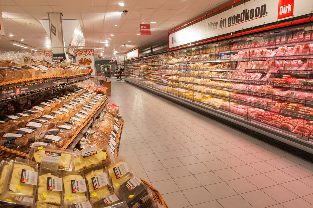 Süpermarket Dirk van den Broek, Dünya, foto