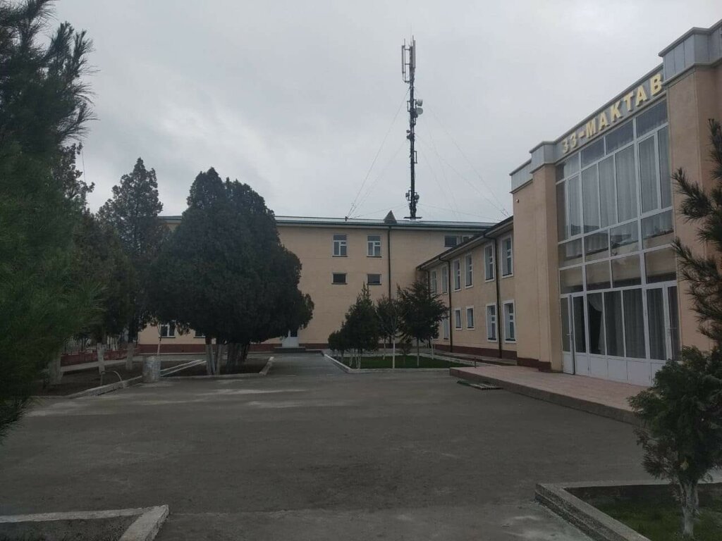 Ortaokul Qori Niyozi Fuzailpur School No. 33, Semerkant eyaleti, foto