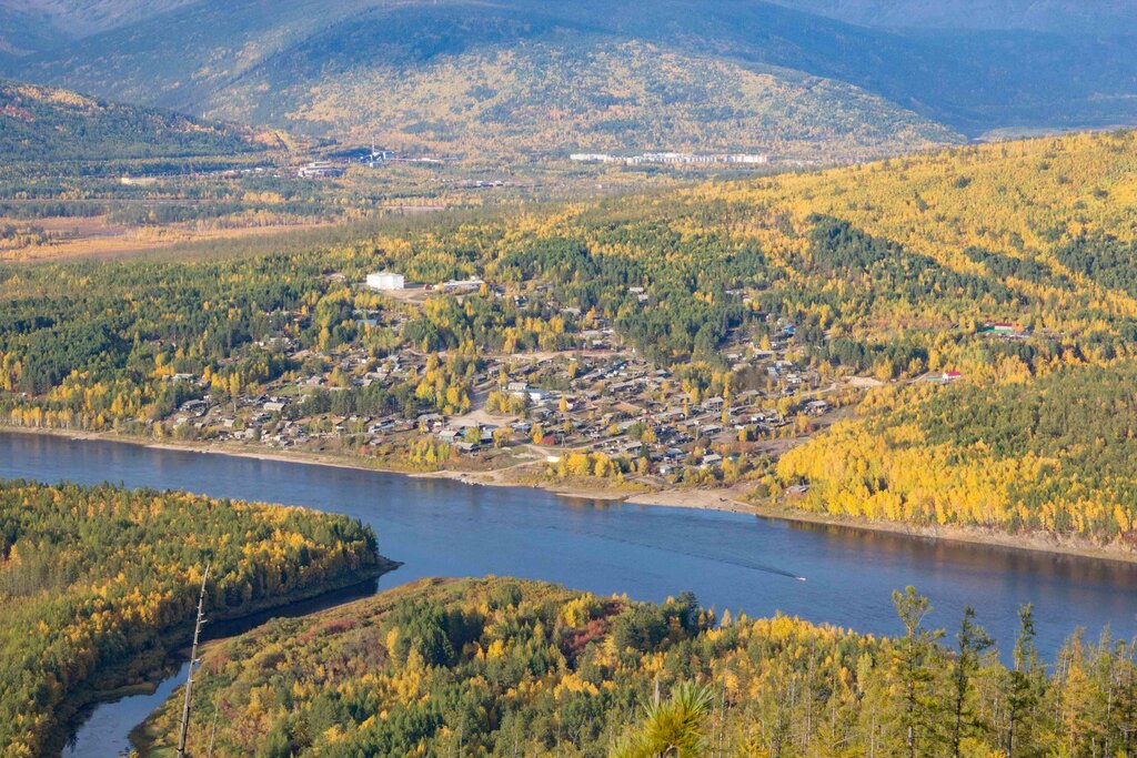 Ortaokul Ust-Nyukzhinsk secondary school, Amursk Bölgesi, foto