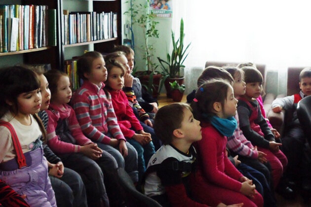 Kütüphaneler Ariadne Library, Kemerovo, foto