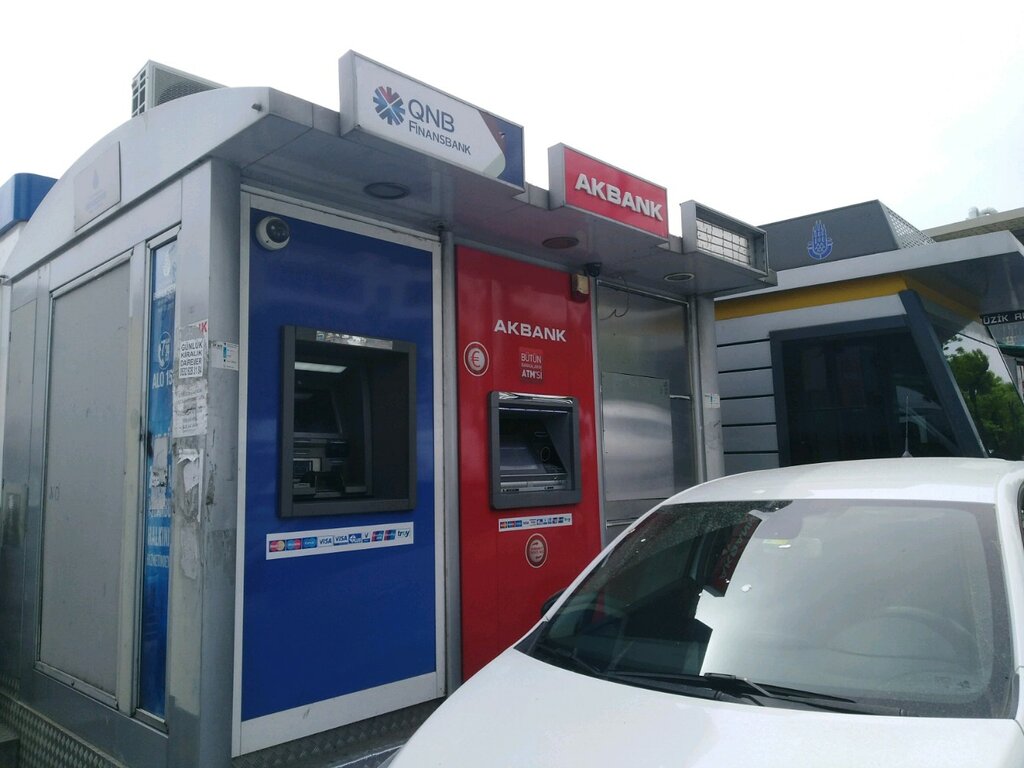 ATM'ler Akbank ATM, İstanbul, foto
