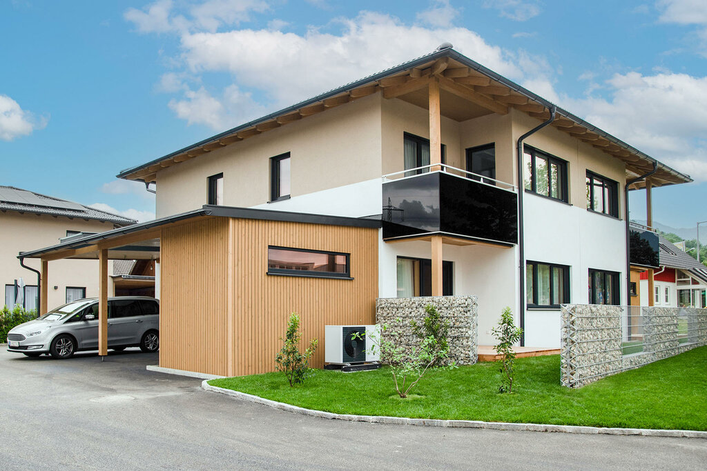 Beton ve beton ürünleri üreticileri Wolf Haus - Musterhaus Koblach, Vorarlberg, foto