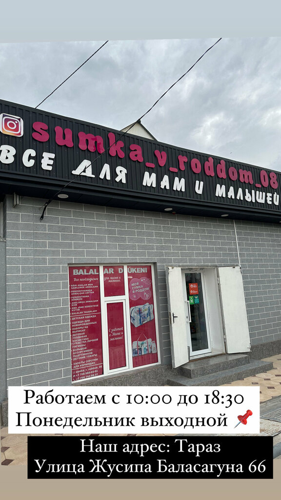 Çocuk mağazaları Bag for Maternity Hospital 08, Taraz, foto