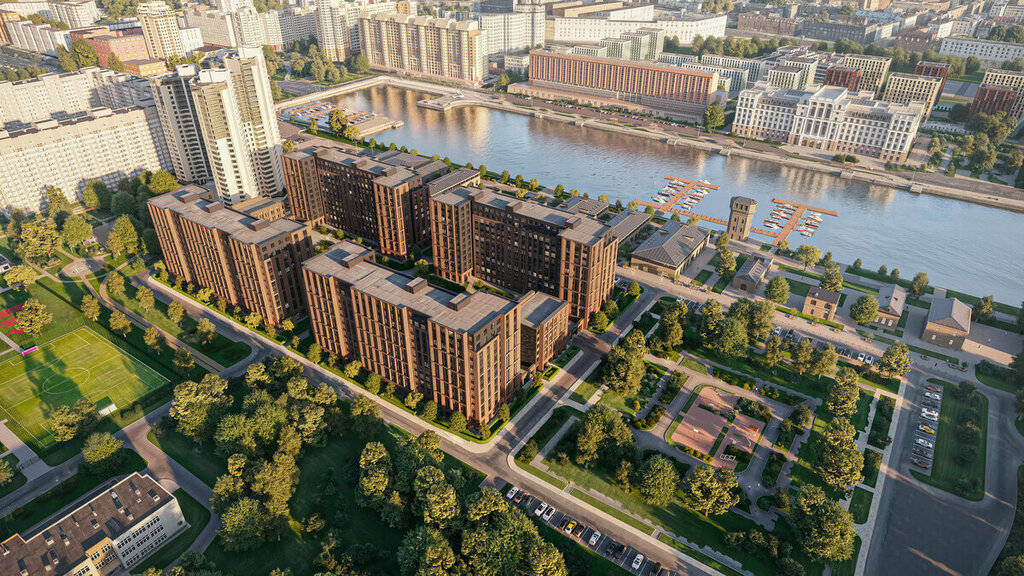 Konut blokları Галерная гавань, Saint‑Petersburg, foto