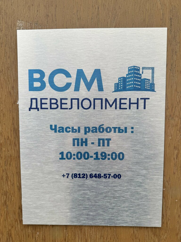 Emlak geliştirme ВСМ Девелопмент, Saint‑Petersburg, foto