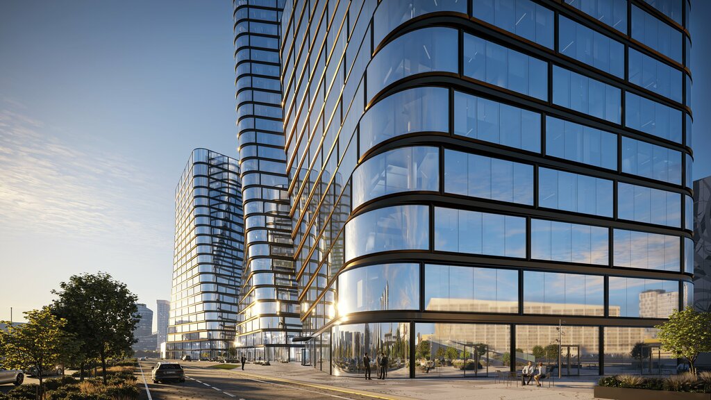 i̇ş merkezi БЦ Air (строится), Moskova, foto