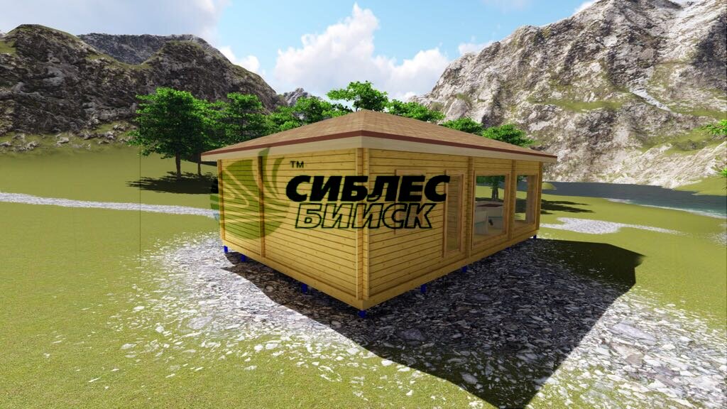 Yazlık ev inşaatı Sibles Biysk, Novosibirsk, foto