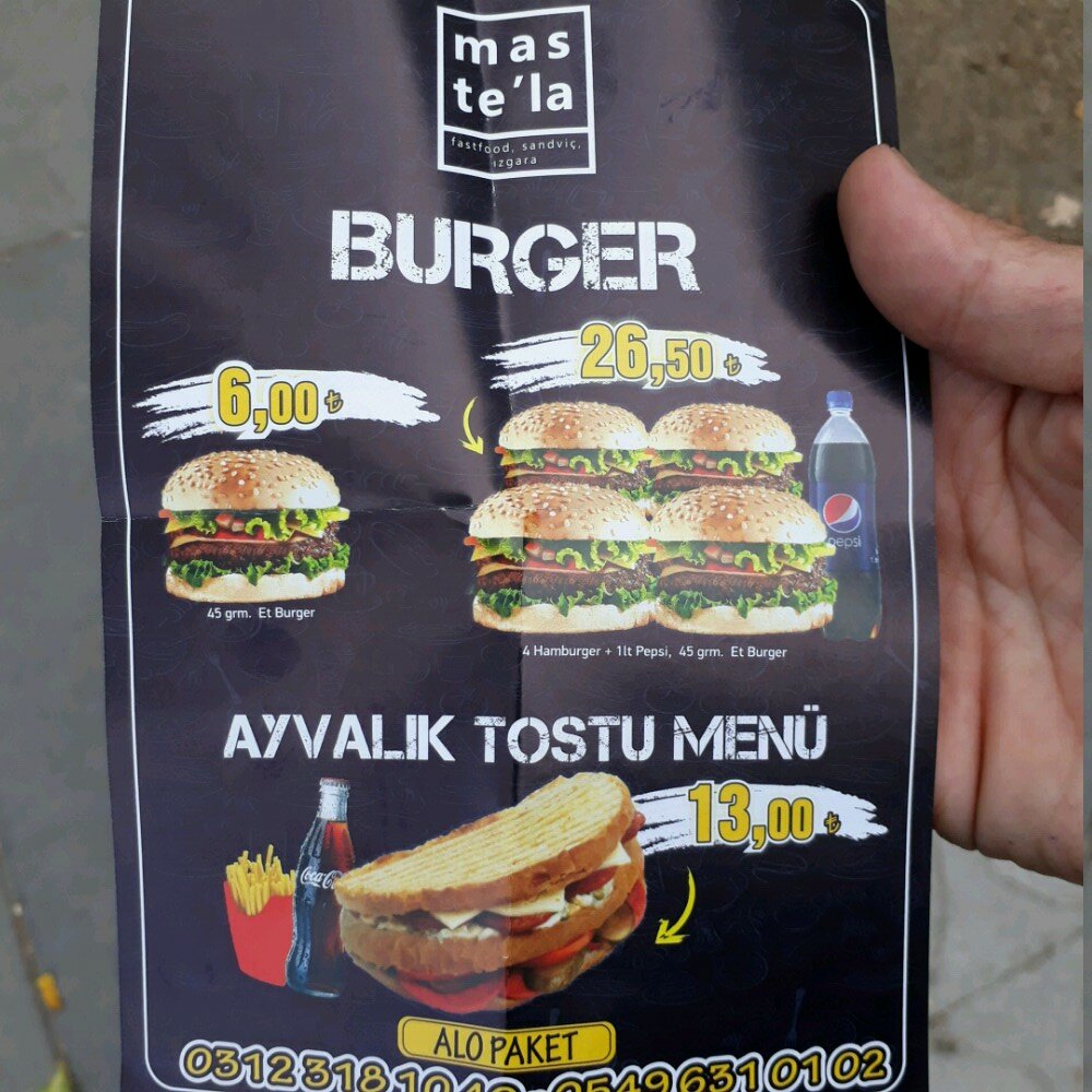 Fast food Maste'la Fast Food, Ankara, foto