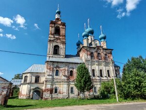 Tserkov Pokrova Presvyatoy Bogoroditsy V Pokrovskom na Yukhti (Tsentralnaya ulitsa No:25, selo Pokrovskoye), ortodoks kiliseleri  Yaroslavskaya oblastından
