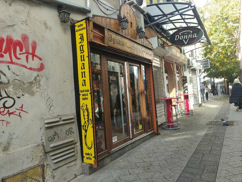 Kürk ve deri giyim mağazaları Iguana Hand Made, Novi Sad, foto