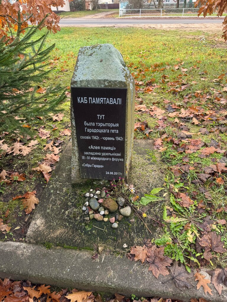 Anıt, heykel Жертвам нацизма, Minskaya oblastı, foto