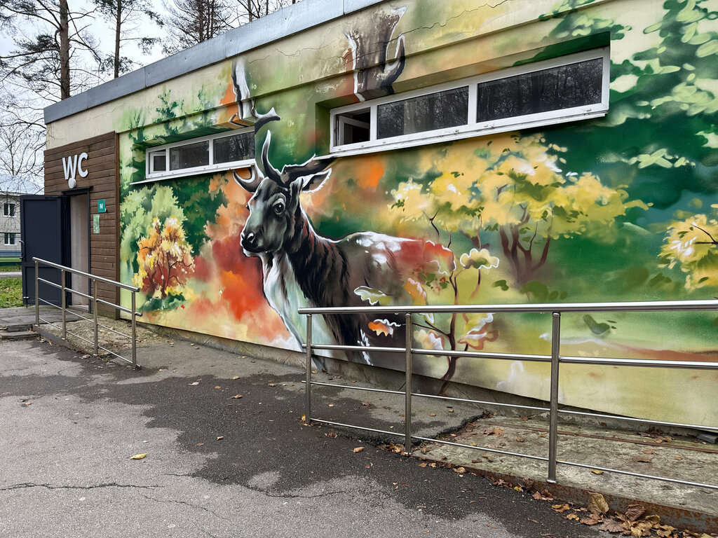 Sokak sanatı Олень, Tula, foto