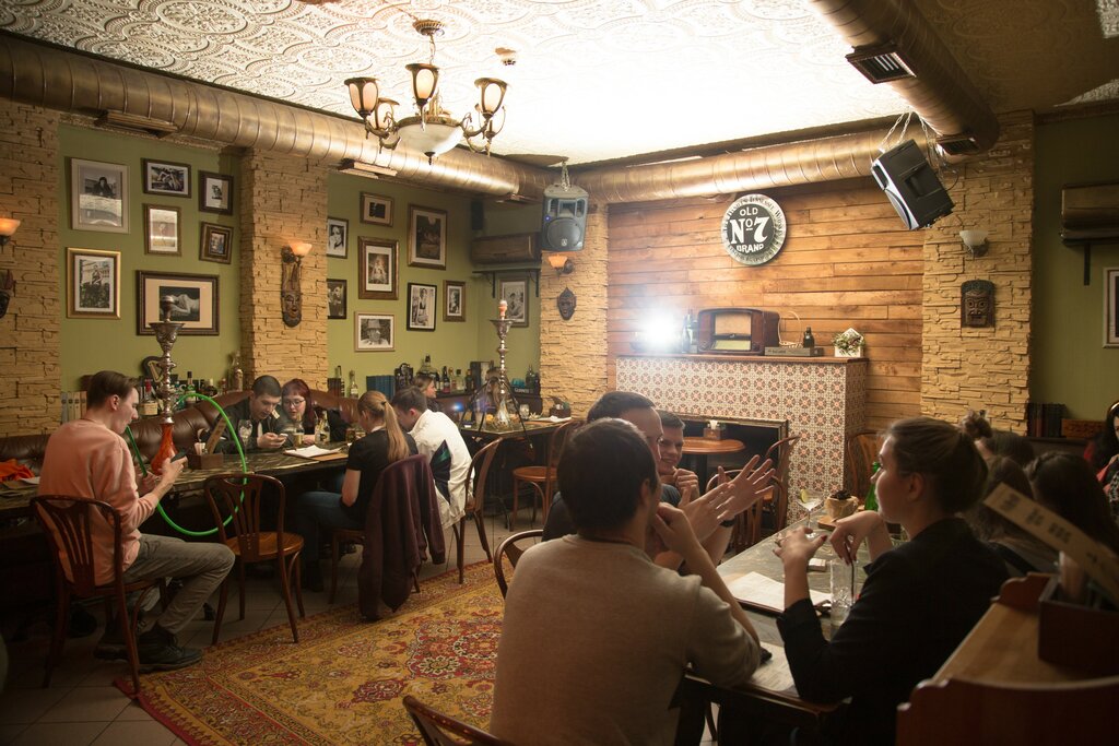 Nargile kafeler Old Fashioned steam, Yekaterinburg, foto