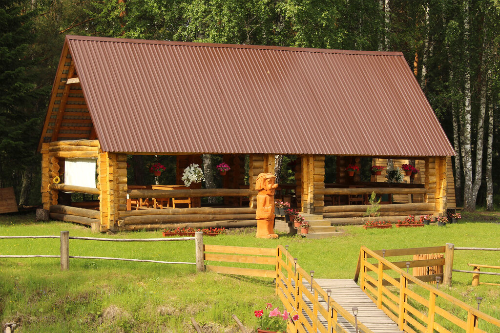 Resort oteller, tesisler Yunov hutor, Tomskaya oblastı, foto
