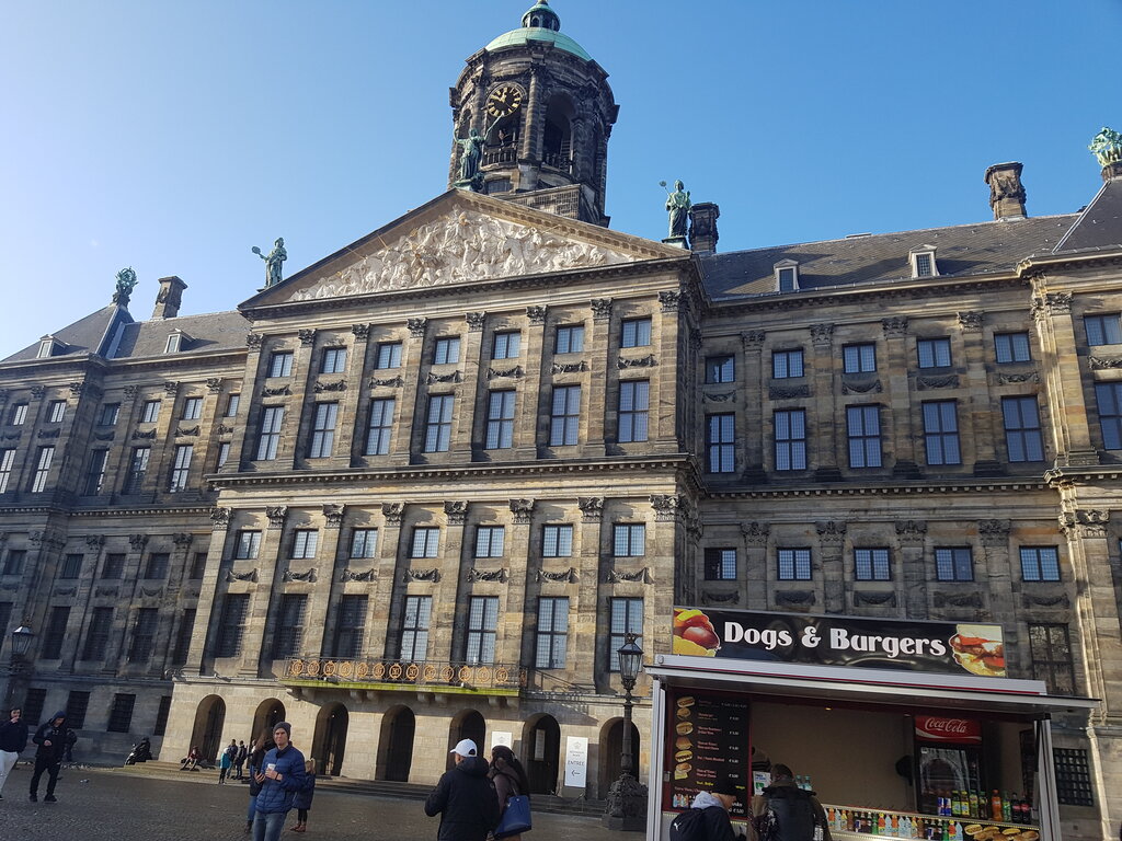Turistik yerler Koninklijk Paleis, Amsterdam, foto