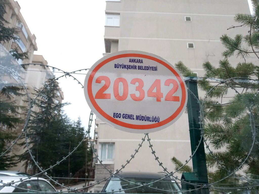 Toplu taşıma durağı Ego Durak 20342, Ankara, foto