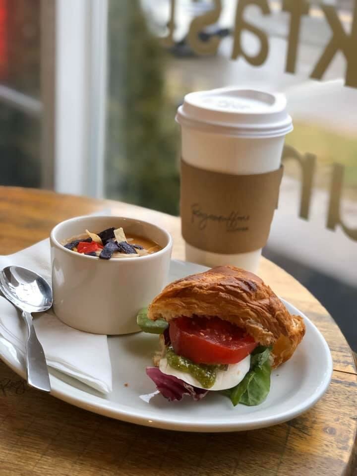 Kahve dükkanları Ragamuffins Coffee, Ohio Eyaleti, foto