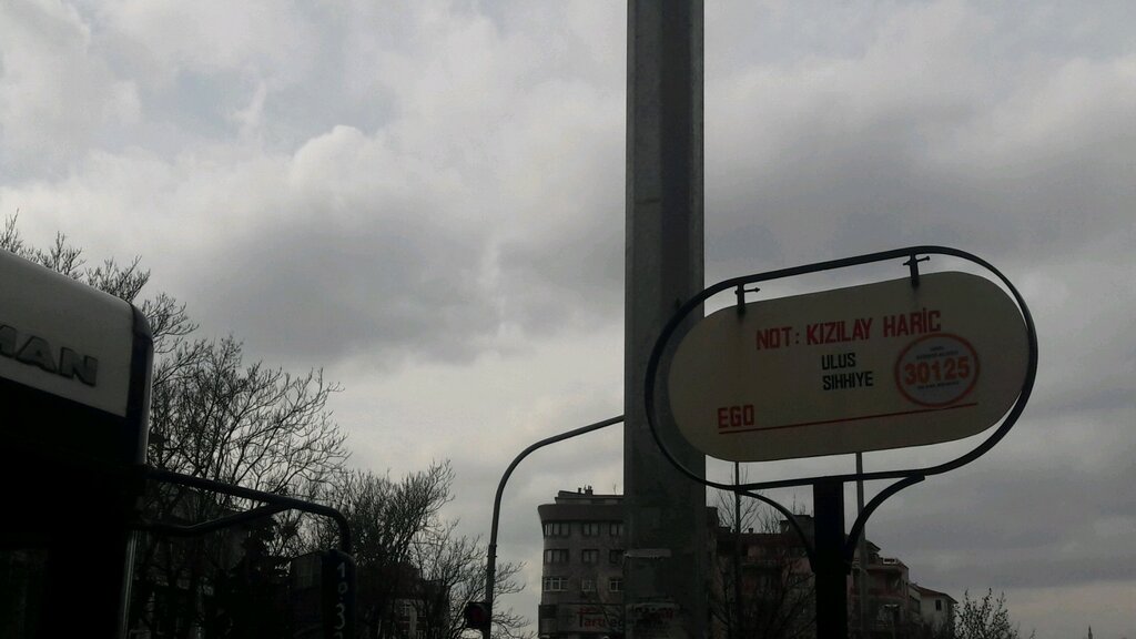 Toplu taşıma durağı Ego Otobüs Durağı '30125', Ankara, foto