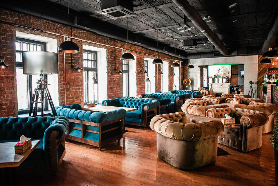 Nargile kafeler Myata Lounge, Moskova, foto