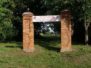 Братская могила жертв фашизма (Chernihivska Region, Nizhinskiy District, selo Tynytsia), anıt, heykel  Çernigov Bölgesi'nden