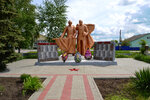 Воинам-землякам, погибшим в годы Великой Отечественной войны (Tsentralnaya ulitsa No:14В, selo Dantsevka), anıt, heykel  Voronejskaya oblastından
